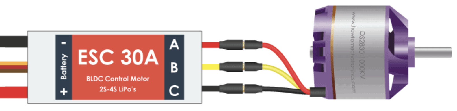 How To Connect ESC To Brushless Motor - 3 Easy Phases!